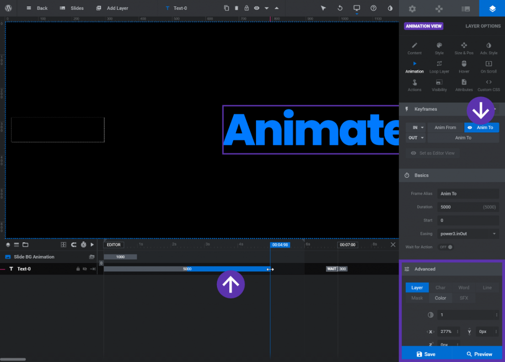 2 "Anim From" & "Anim To" – ClassyDevs