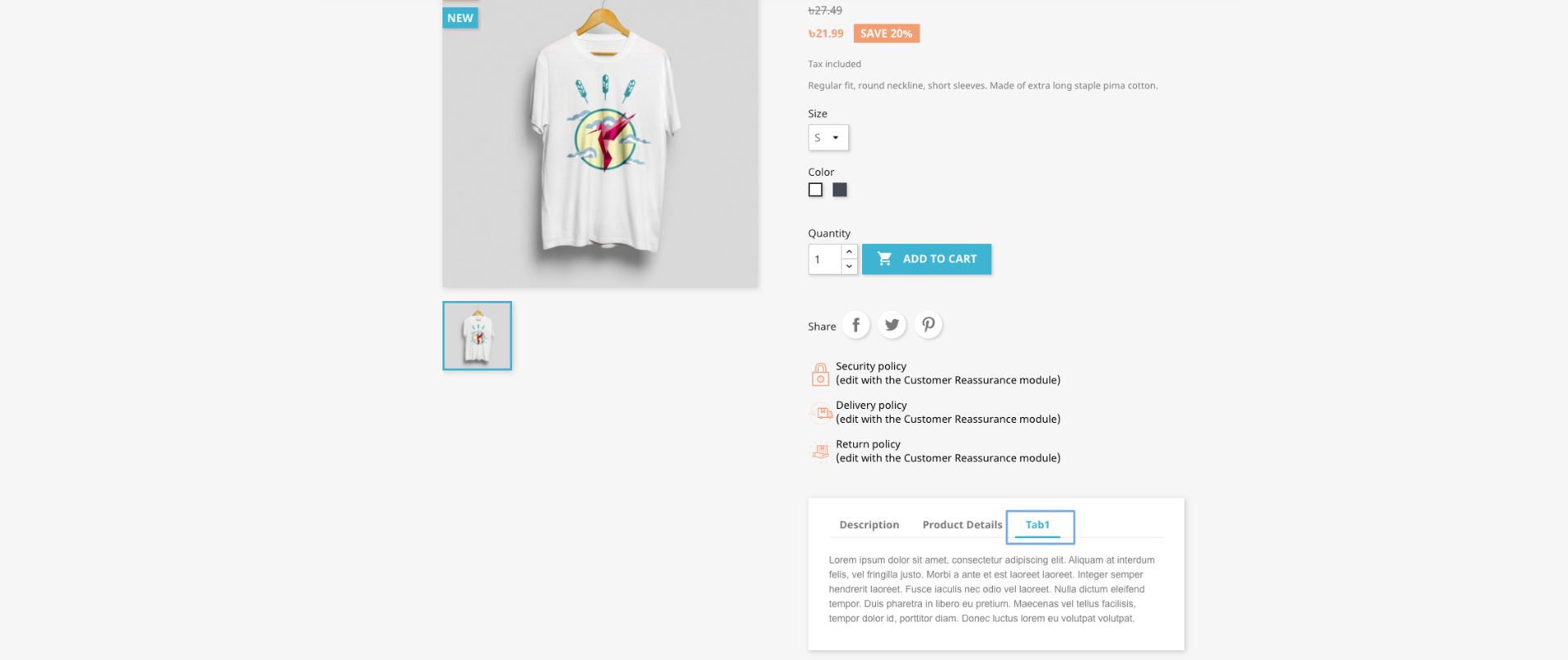 Classy Product Extra Tab - Prestashop Product Customization Module for ...