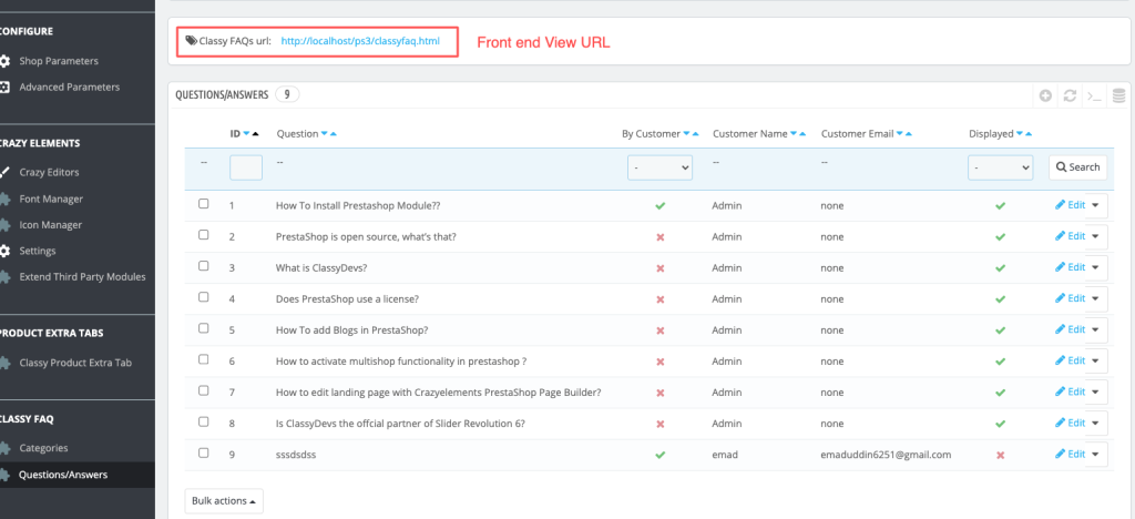 How to use Classy FAQ module – ClassyDevs