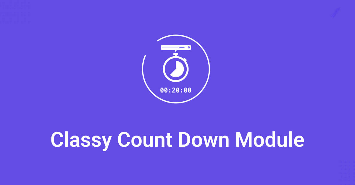 Classy PrestaShop Countdown Module for Free – ClassyDevs
