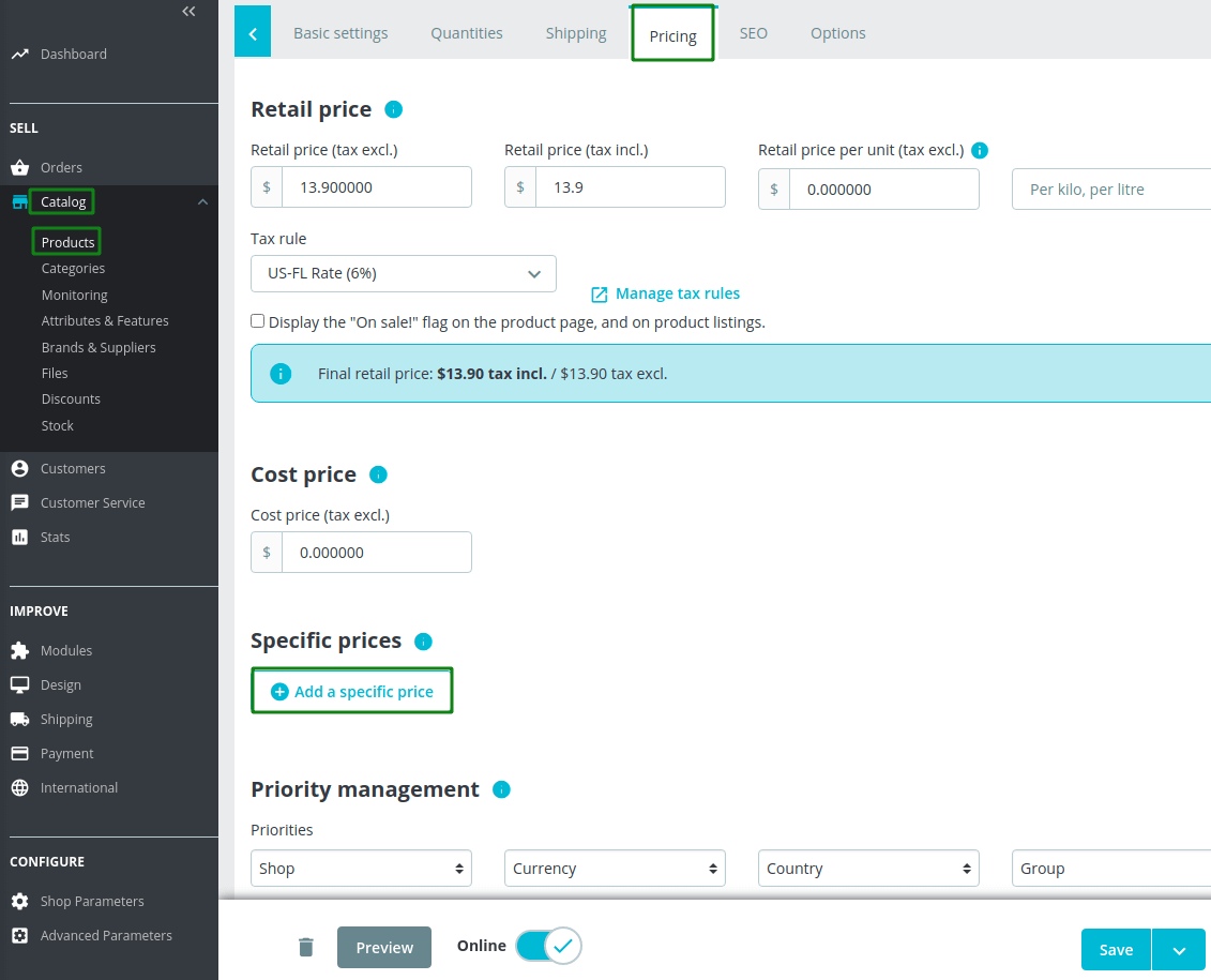 How To Manage PrestaShop Featured Product and Special Products