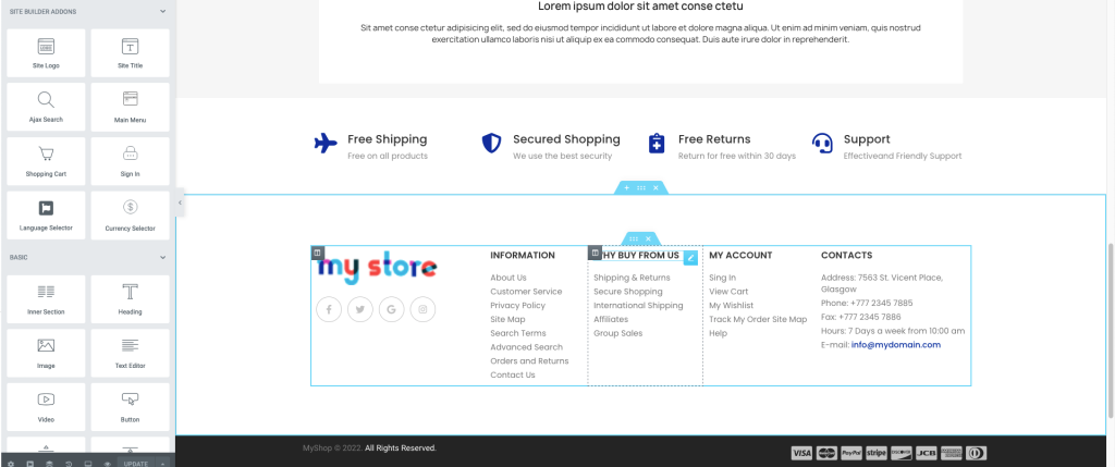 Footer Builder (PRO) – ClassyDevs